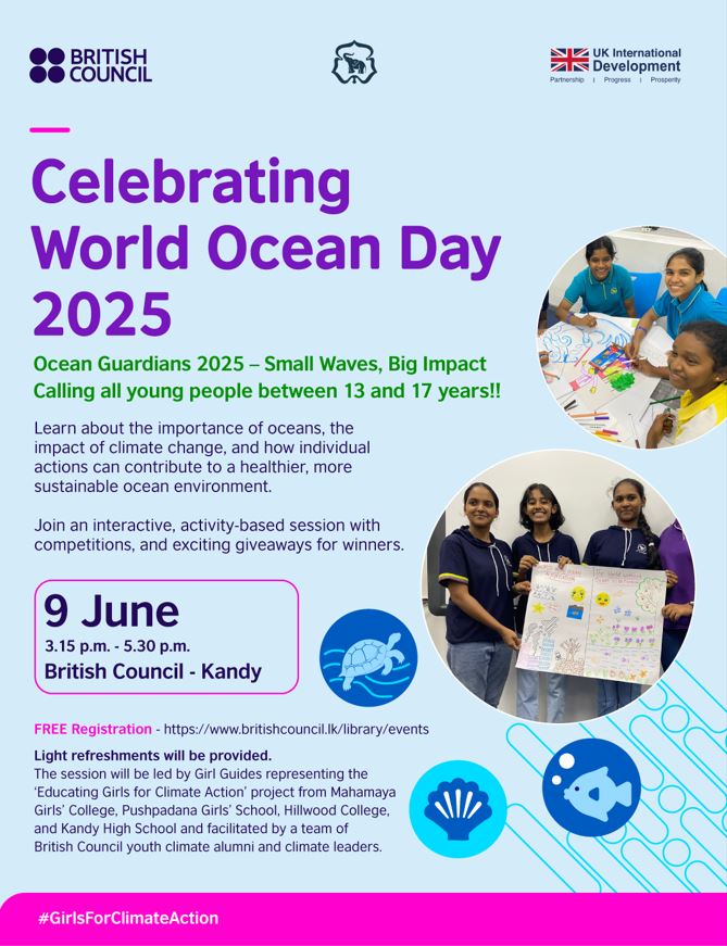 World Ocean Day celebrations Kandy | British Council Sri Lanka