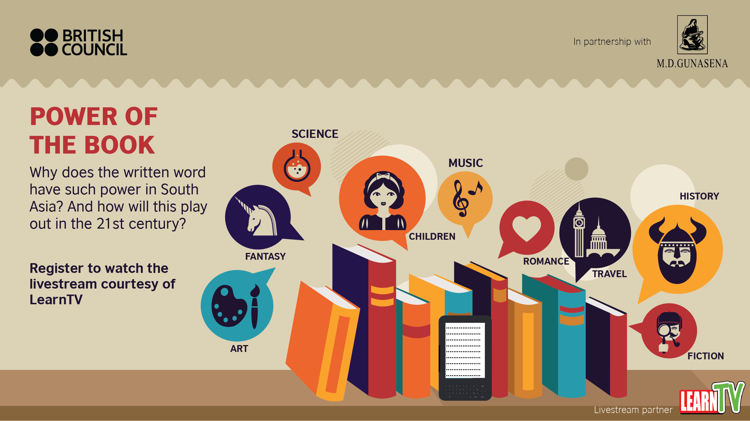 Power of the Book (livestream) | British Council Sri Lanka