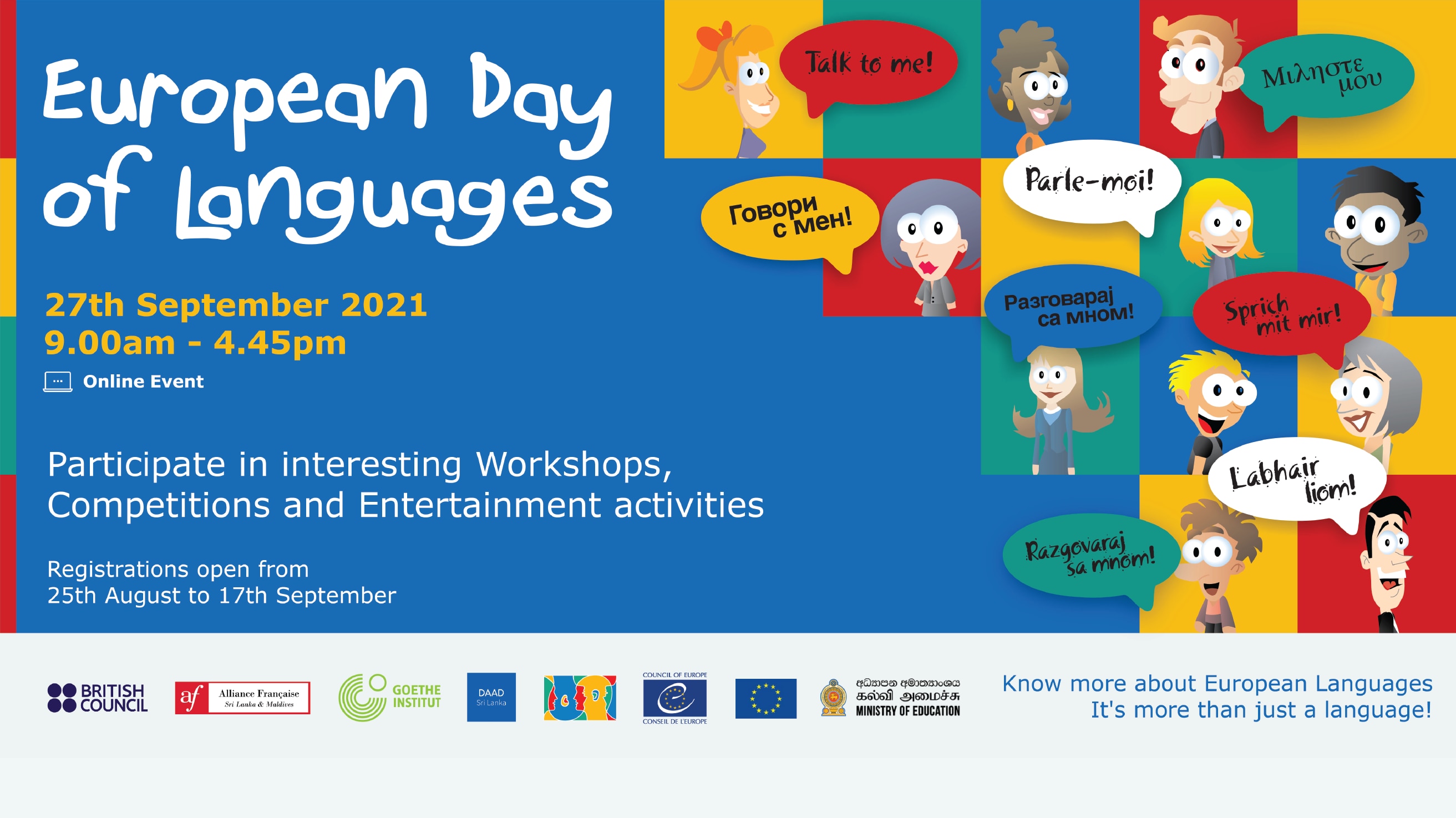 Celebrate the European Day of Languages with us! | British Council Sri ...